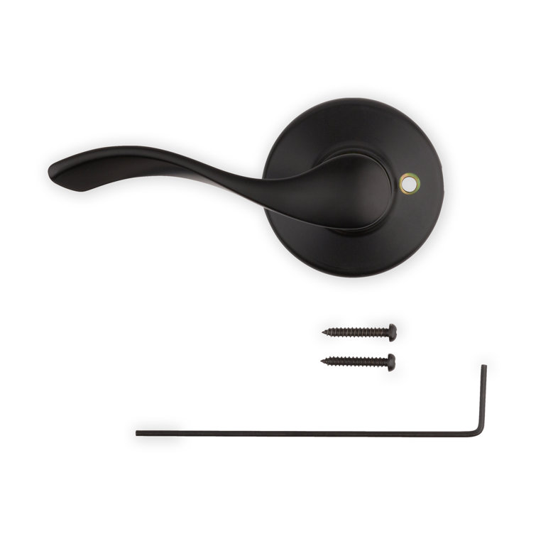 Weiser Belmont Half Dummy Levers - Matte Black - Wayfair Canada